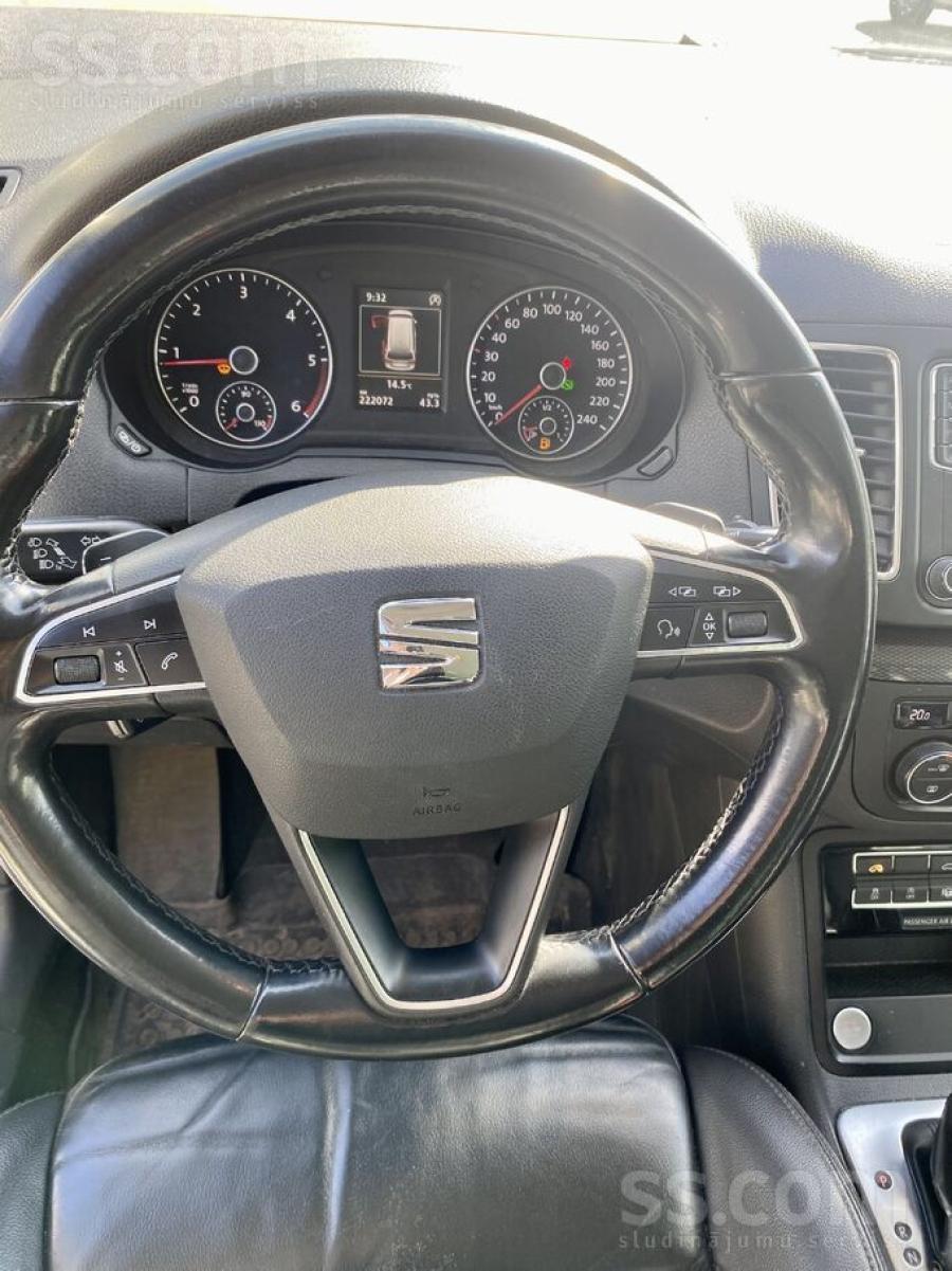 Balts SEAT Alhambra 2017 Daugavpils, ar dzinēja tilpumu 2.00 L un nobraukumu 222 tūkst. km par 9499 €, foto 12 vietnē AUTOMOTO.COM.LV