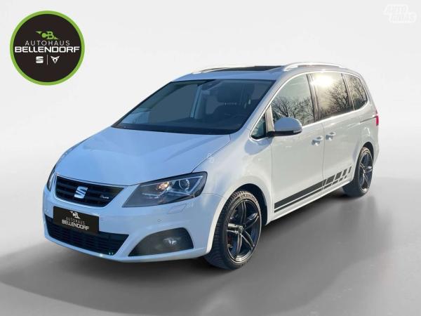 White SEAT Alhambra 2018 in Kaunas, with an engine capacity of 2.00 L and mileage of 40 thousand km for 32154 €, photo 1 on AUTOMOTO.COM.LV