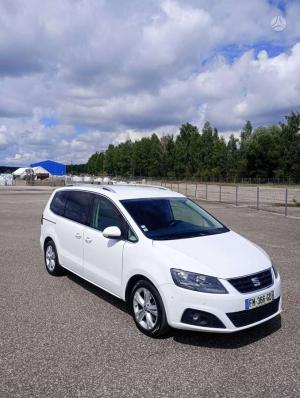 White SEAT Alhambra 2019 in Kaunas, with an engine capacity of 1.97 L and mileage of 300 thousand km for 10950 €, photo 4 on AUTOMOTO.COM.LV