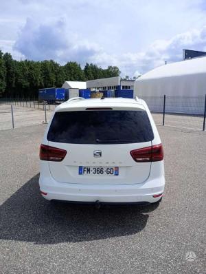 White SEAT Alhambra 2019 in Kaunas, with an engine capacity of 1.97 L and mileage of 300 thousand km for 10950 €, photo 5 on AUTOMOTO.COM.LV