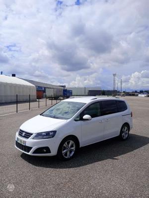 White SEAT Alhambra 2019 in Kaunas, with an engine capacity of 1.97 L and mileage of 300 thousand km for 10950 €, photo 10 on AUTOMOTO.COM.LV