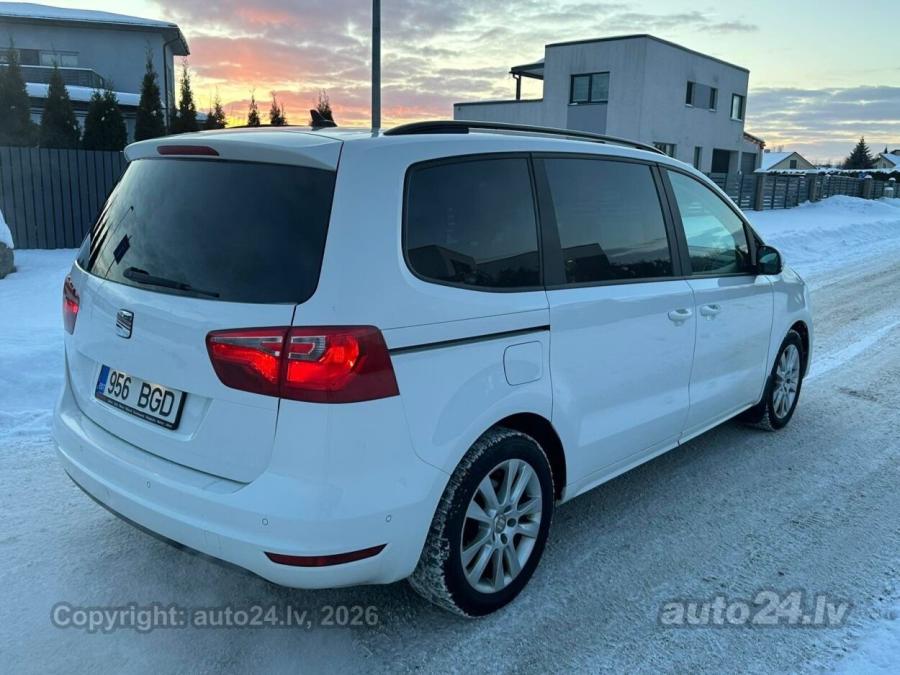 White SEAT Alhambra 2012 in Tallinn, with an engine capacity of 2.00 L and mileage of 240 thousand km for 7990 €, photo 7 on AUTOMOTO.COM.LV