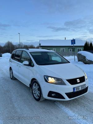White SEAT Alhambra 2012 in Tallinn, with an engine capacity of 2.00 L and mileage of 240 thousand km for 7990 €, photo 13 on AUTOMOTO.COM.LV