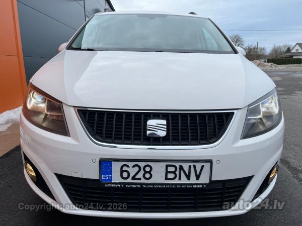 White SEAT Alhambra 2014 in Kuressaare, with an engine capacity of 2.00 L and mileage of 191 thousand km for 9690 €, photo 2 on AUTOMOTO.COM.LV