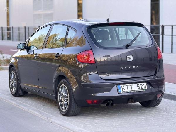 Black SEAT Altea 2005 in Vilnius, with an engine capacity of 1.90 L and mileage of 227 thousand km for 1350 €, photo 8 on AUTOMOTO.COM.LV
