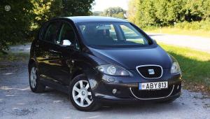 Black SEAT Altea 2005 in Kretinga, with an engine capacity of 1.98 L and mileage of 231 thousand km for 2699 €, photo  on AUTOMOTO.COM.LV