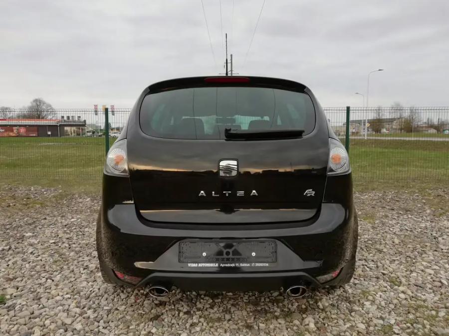 Black SEAT Altea 2007 in Saldus, with an engine capacity of 2.00 L and mileage of 267 thousand km for 3700 €, photo 16 on AUTOMOTO.COM.LV