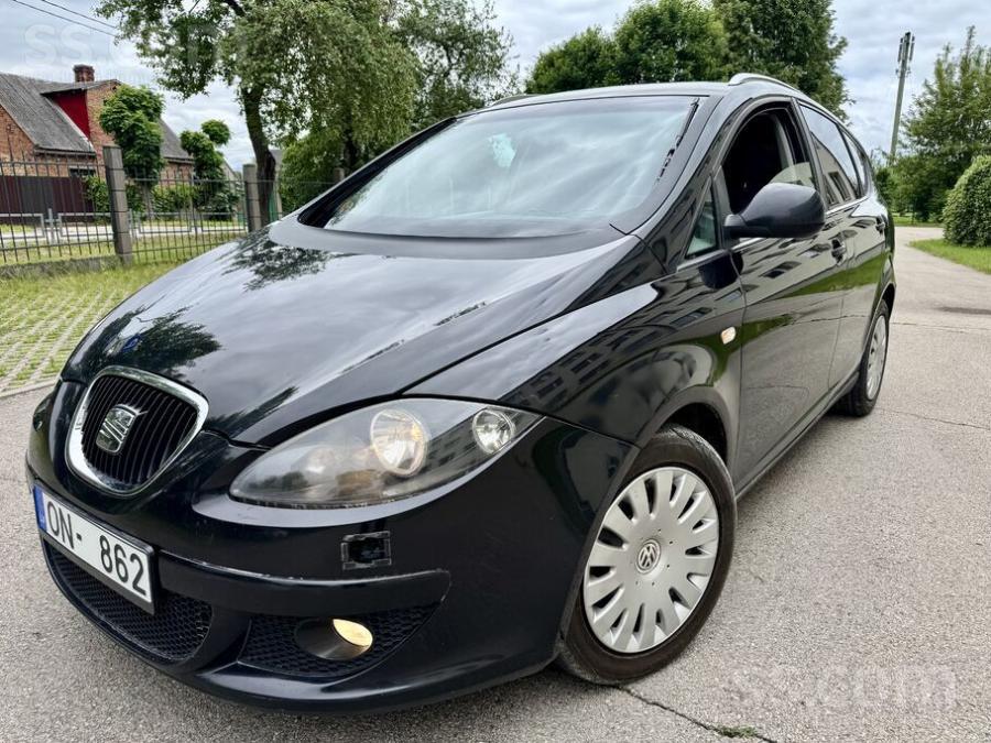 Melns SEAT Altea 2008 Daugavpils, ar dzinēja tilpumu 1.90 L un nobraukumu 0 tūkst. km par 1650 €, foto 1 vietnē AUTOMOTO.COM.LV