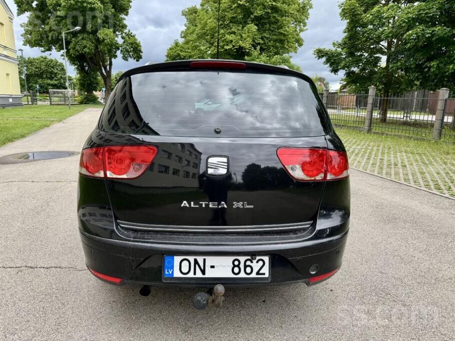 Melns SEAT Altea 2008 Daugavpils, ar dzinēja tilpumu 1.90 L un nobraukumu 0 tūkst. km par 1650 €, foto 7 vietnē AUTOMOTO.COM.LV