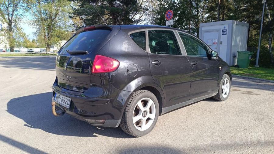 Melns SEAT Altea 2008 Rīga, ar dzinēja tilpumu 1.90 L un nobraukumu 236 tūkst. km par 2200 €, foto 4 vietnē AUTOMOTO.COM.LV