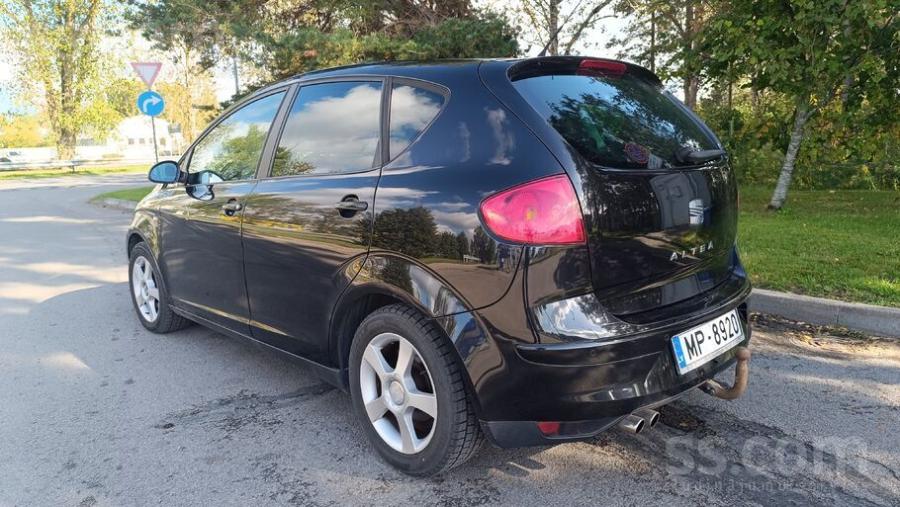 Melns SEAT Altea 2008 Rīga, ar dzinēja tilpumu 1.90 L un nobraukumu 236 tūkst. km par 2200 €, foto 7 vietnē AUTOMOTO.COM.LV