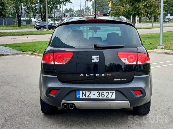 Black SEAT Altea 2009 in Riga, with an engine capacity of 2.00 L and mileage of 0 thousand km for 3790 €, photo 5 on AUTOMOTO.COM.LV