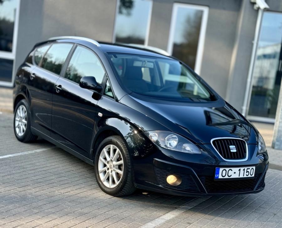 Black SEAT Altea 2010 in Riga, with an engine capacity of 1.60 L and mileage of 284 thousand km for 4390 €, photo 28 on AUTOMOTO.COM.LV