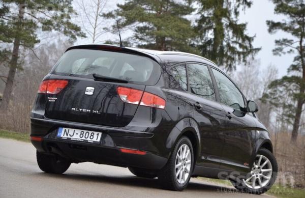 Black SEAT Altea 2011 in Tukums, with an engine capacity of 1.60 L and mileage of 268 thousand km for 4200 €, photo 2 on AUTOMOTO.COM.LV