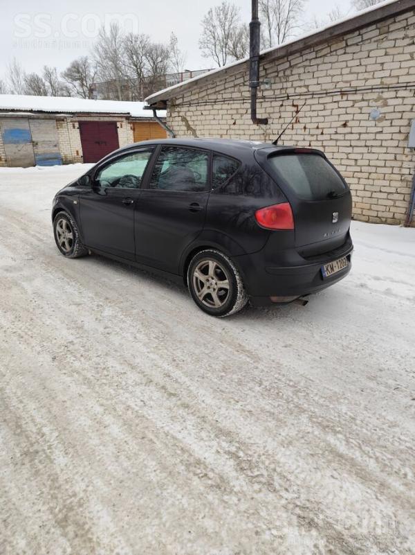 Melns SEAT Altea 2008 Kuldīga, ar dzinēja tilpumu 1.90 L un nobraukumu 280 tūkst. km par 1950 €, foto 4 vietnē AUTOMOTO.COM.LV