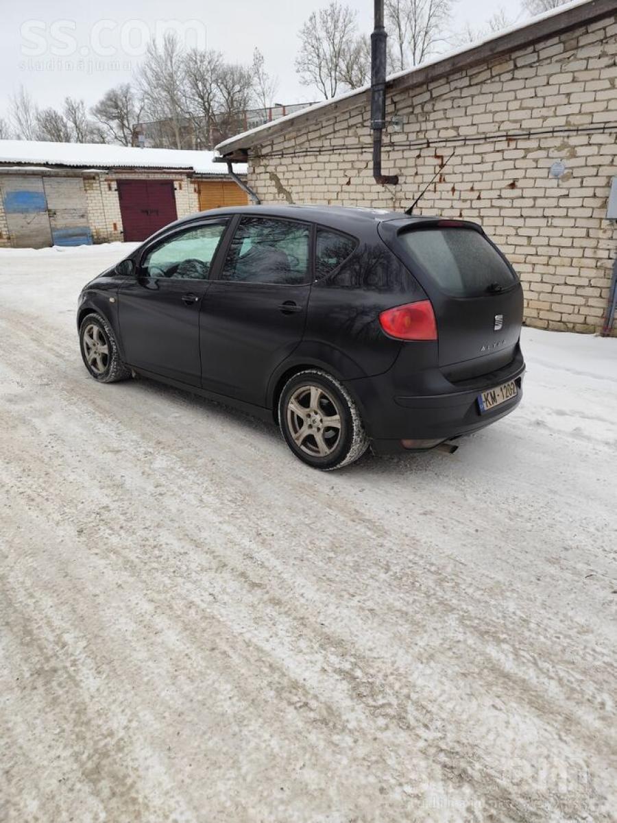 Melns SEAT Altea 2008 Kuldīga, ar dzinēja tilpumu 1.90 L un nobraukumu 280 tūkst. km par 1950 €, foto 4 vietnē AUTOMOTO.COM.LV