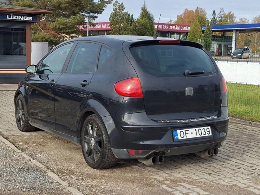 Black SEAT Altea 2008 in Riga, with an engine capacity of 2.00 L and mileage of 228 thousand km for 2490 €, photo 13 on AUTOMOTO.COM.LV