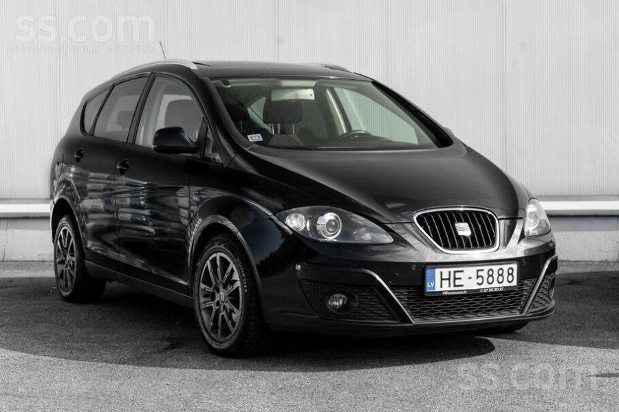 Melns SEAT Altea 2009 Jelgava, ar dzinēja tilpumu 1.90 L un nobraukumu 314 tūkst. km par 4000 €, foto 1 vietnē AUTOMOTO.COM.LV