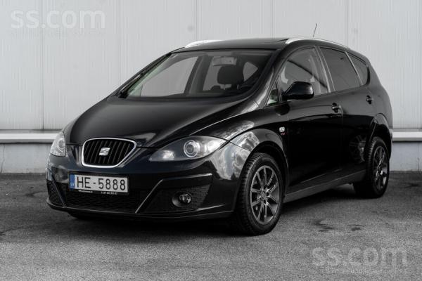 Melns SEAT Altea 2009 Jelgava, ar dzinēja tilpumu 1.90 L un nobraukumu 314 tūkst. km par 4000 €, foto 4 vietnē AUTOMOTO.COM.LV
