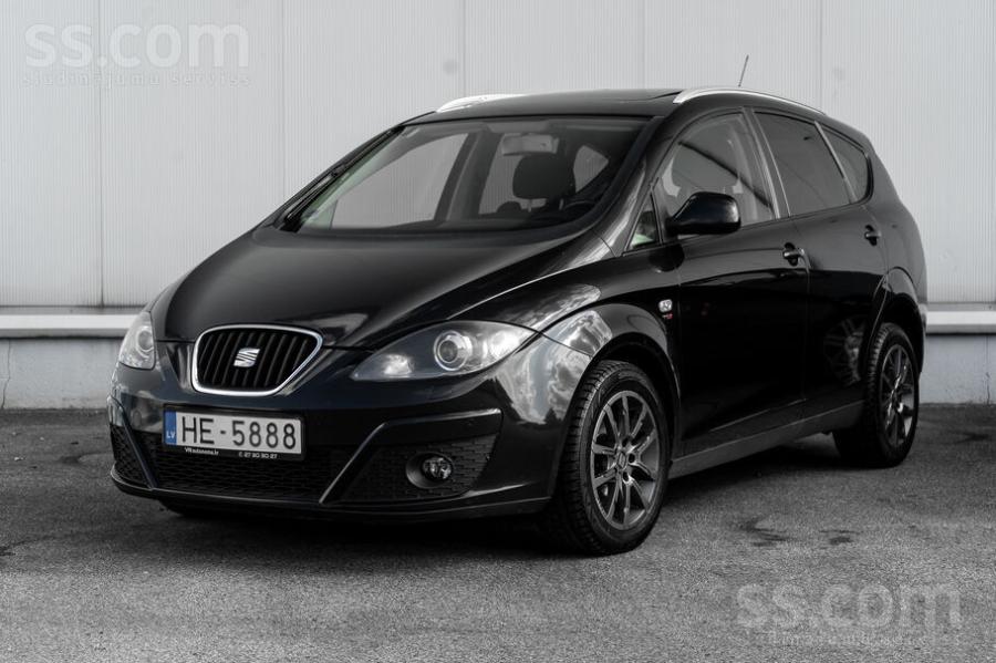 Melns SEAT Altea 2009 Jelgava, ar dzinēja tilpumu 1.90 L un nobraukumu 314 tūkst. km par 4000 €, foto 4 vietnē AUTOMOTO.COM.LV