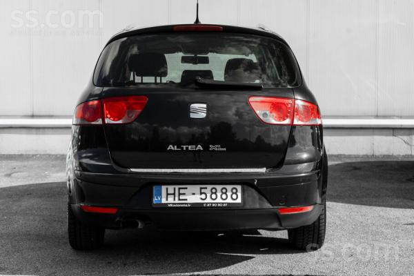 Melns SEAT Altea 2009 Jelgava, ar dzinēja tilpumu 1.90 L un nobraukumu 314 tūkst. km par 4000 €, foto 6 vietnē AUTOMOTO.COM.LV