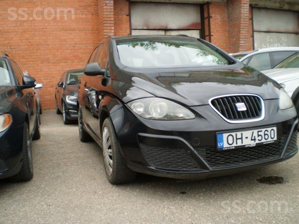 Melns SEAT Altea 2010 Daugavpils, ar dzinēja tilpumu 1.90 L un nobraukumu 320 tūkst. km par 1850 €, foto 1 vietnē AUTOMOTO.COM.LV