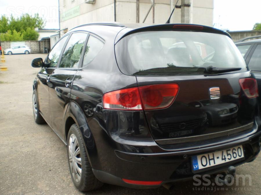 Melns SEAT Altea 2010 Daugavpils, ar dzinēja tilpumu 1.90 L un nobraukumu 320 tūkst. km par 1850 €, foto 7 vietnē AUTOMOTO.COM.LV