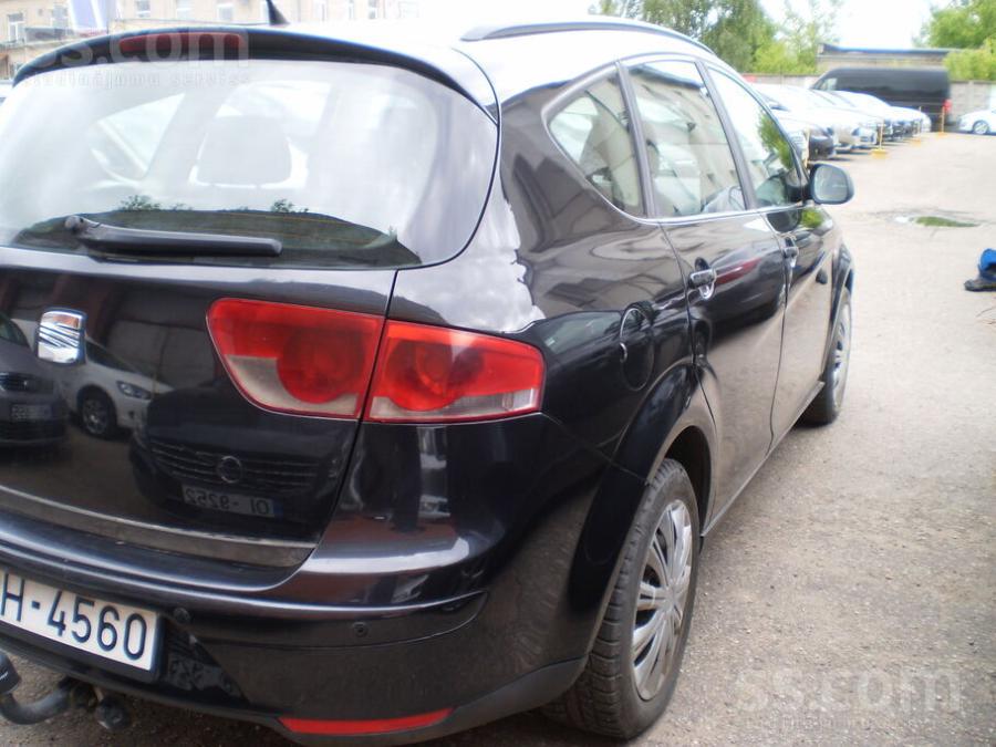 Melns SEAT Altea 2010 Daugavpils, ar dzinēja tilpumu 1.90 L un nobraukumu 320 tūkst. km par 1850 €, foto 8 vietnē AUTOMOTO.COM.LV