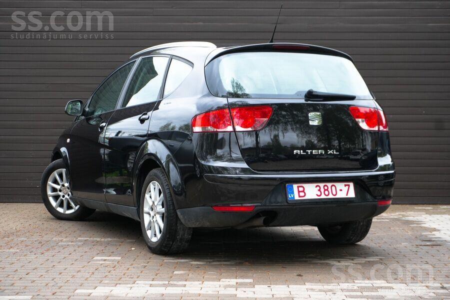 Melns SEAT Altea 2011 Rīga, ar dzinēja tilpumu 1.60 L un nobraukumu 266 tūkst. km par 4890 €, foto 5 vietnē AUTOMOTO.COM.LV