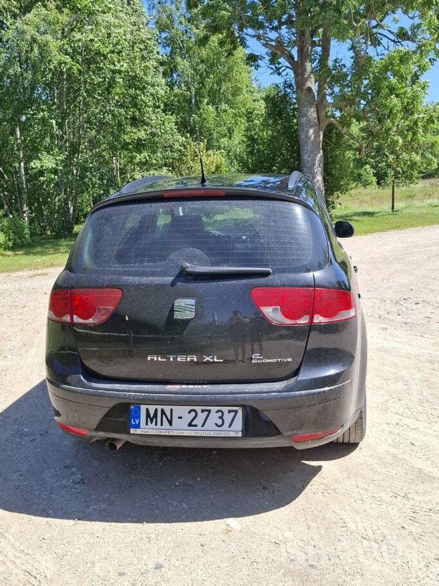 Melns SEAT Altea 2012 Jelgava, ar dzinēja tilpumu 1.60 L un nobraukumu 281 tūkst. km par 4900 €, foto 4 vietnē AUTOMOTO.COM.LV