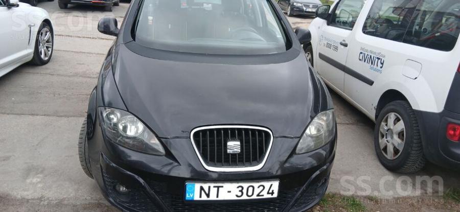 Melns SEAT Altea 2010 Rīga, ar dzinēja tilpumu 1.60 L un nobraukumu 281 tūkst. km par 2600 €, foto 1 vietnē AUTOMOTO.COM.LV