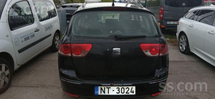 Melns SEAT Altea 2010 Rīga, ar dzinēja tilpumu 1.60 L un nobraukumu 281 tūkst. km par 2600 €, foto 4 vietnē AUTOMOTO.COM.LV