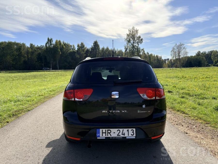 Black SEAT Altea 2011 in Riga, with an engine capacity of 1.60 L and mileage of 293 thousand km for 4500 €, photo 7 on AUTOMOTO.COM.LV