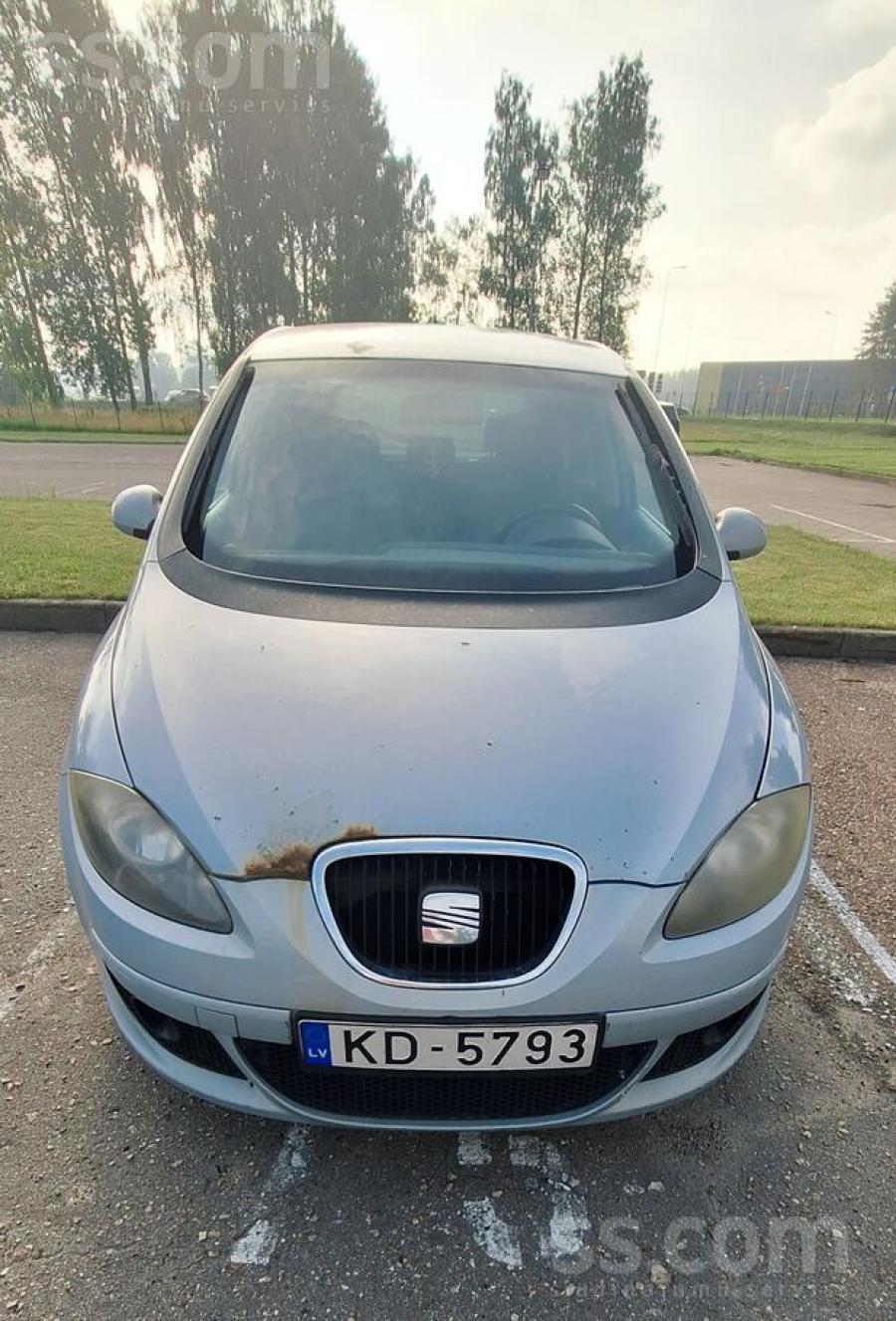Zils SEAT Altea 2004 Jūrmala, ar dzinēja tilpumu 2.00 L un nobraukumu 316 tūkst. km par 900 €, foto 3 vietnē AUTOMOTO.COM.LV