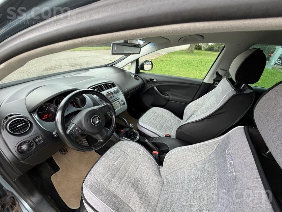 Blue SEAT Altea 2007 in Ventspils, with an engine capacity of 1.80 L and mileage of 245 thousand km for 1990 €, photo 11 on AUTOMOTO.COM.LV