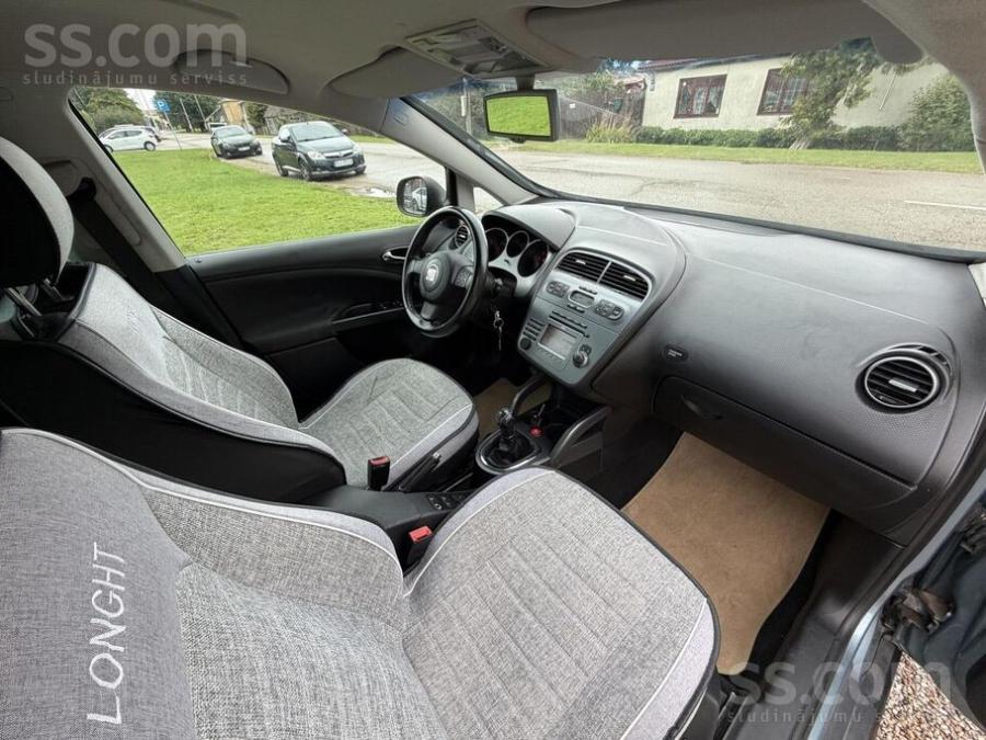 Blue SEAT Altea 2007 in Ventspils, with an engine capacity of 1.80 L and mileage of 245 thousand km for 1990 €, photo 20 on AUTOMOTO.COM.LV