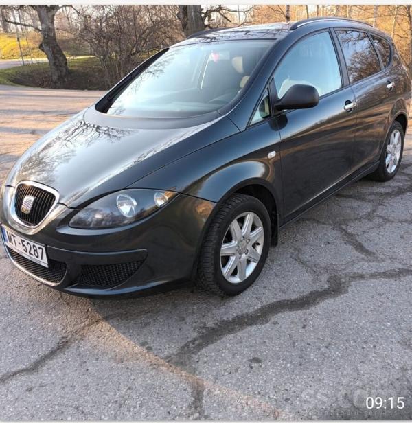 Green SEAT Altea 2008 in Talsi, with an engine capacity of 1.90 L and mileage of 210 thousand km for 2800 €, photo 2 on AUTOMOTO.COM.LV