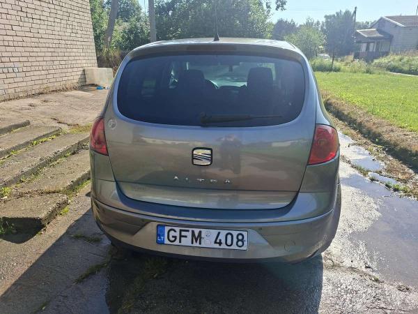 Grey SEAT Altea 2006 in Panevezys, with an engine capacity of 1.90 L and mileage of 344 thousand km for 1150 €, photo 4 on AUTOMOTO.COM.LV