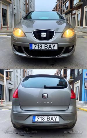 Grey SEAT Altea 2008 in Tallinn, with an engine capacity of 1.60 L and mileage of 200 thousand km for 1899 €, photo 6 on AUTOMOTO.COM.LV