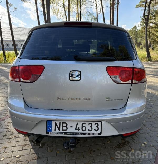 Grey SEAT Altea 2010 in Talsi, with an engine capacity of 1.60 L and mileage of 274 thousand km for 1990 €, photo 6 on AUTOMOTO.COM.LV