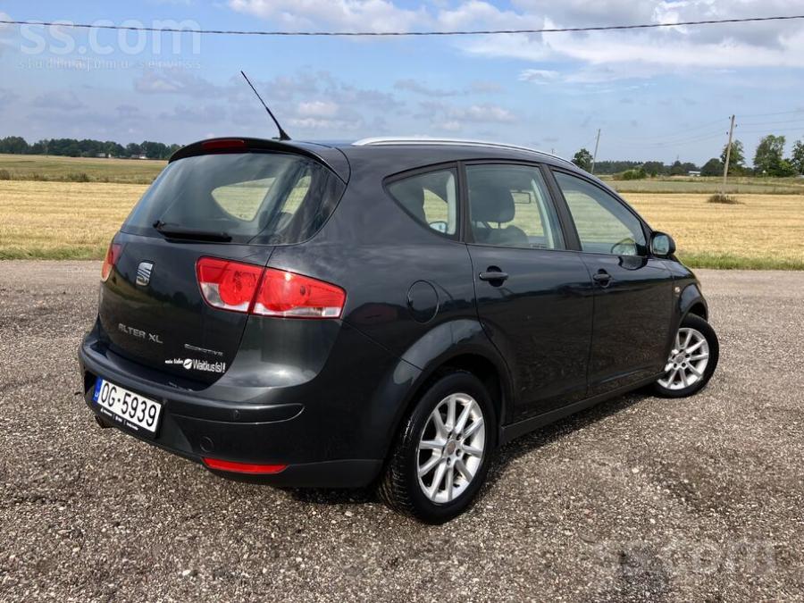 Pelēks SEAT Altea 2011 Talsi, ar dzinēja tilpumu 1.20 L un nobraukumu 165 tūkst. km par 5500 €, foto 4 vietnē AUTOMOTO.COM.LV