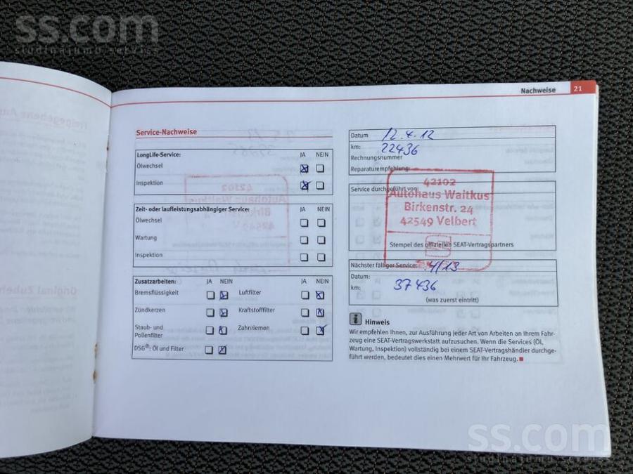 Pelēks SEAT Altea 2011 Talsi, ar dzinēja tilpumu 1.20 L un nobraukumu 165 tūkst. km par 5500 €, foto 19 vietnē AUTOMOTO.COM.LV