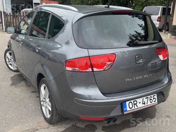 Grey SEAT Altea 2012 in Riga, with an engine capacity of 2.00 L and mileage of 155 thousand km for 6750 €, photo 5 on AUTOMOTO.COM.LV