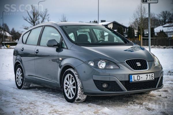 Grey SEAT Altea 2013 in Riga, with an engine capacity of 1.60 L and mileage of 0 thousand km for 2990 €, photo 3 on AUTOMOTO.COM.LV