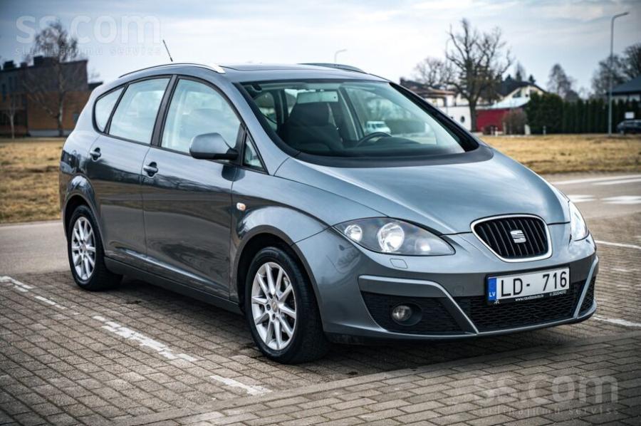 Grey SEAT Altea 2013 in Riga, with an engine capacity of 1.60 L and mileage of 0 thousand km for 1990 €, photo 4 on AUTOMOTO.COM.LV