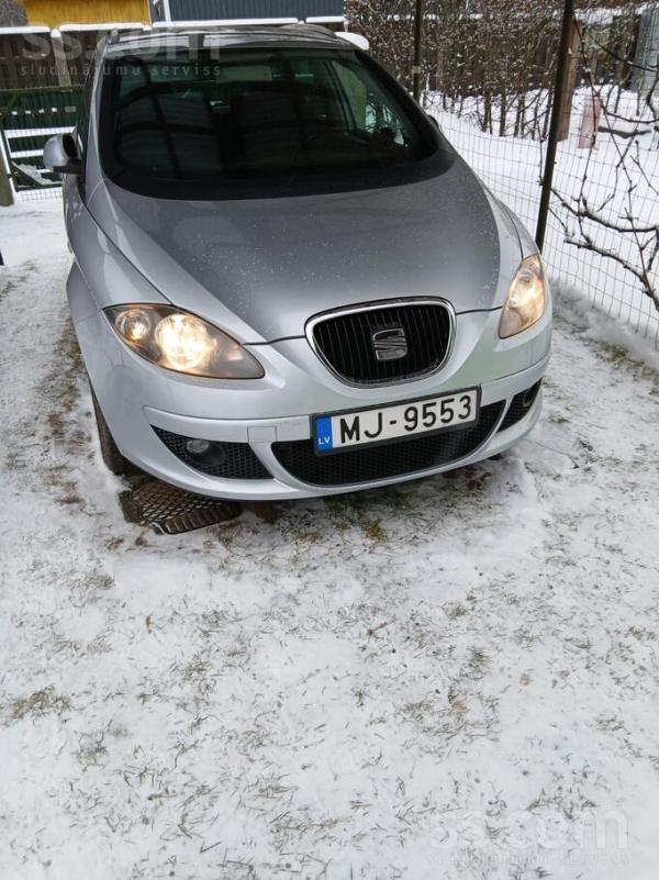 Grey SEAT Altea 2008 in Valmiera, with an engine capacity of 1.90 L and mileage of 204 thousand km for 2500 €, photo 1 on AUTOMOTO.COM.LV