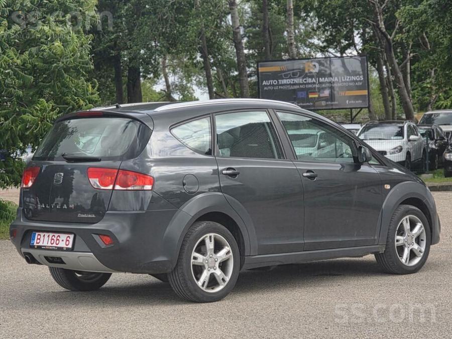 Grey SEAT Altea 2008 in Liepaja, with an engine capacity of 2.00 L and mileage of 180 thousand km for 4750 €, photo 7 on AUTOMOTO.COM.LV