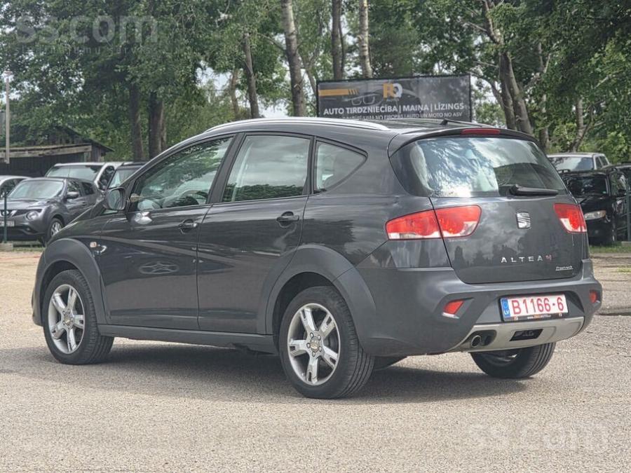 Grey SEAT Altea 2008 in Liepaja, with an engine capacity of 2.00 L and mileage of 180 thousand km for 4750 €, photo 8 on AUTOMOTO.COM.LV