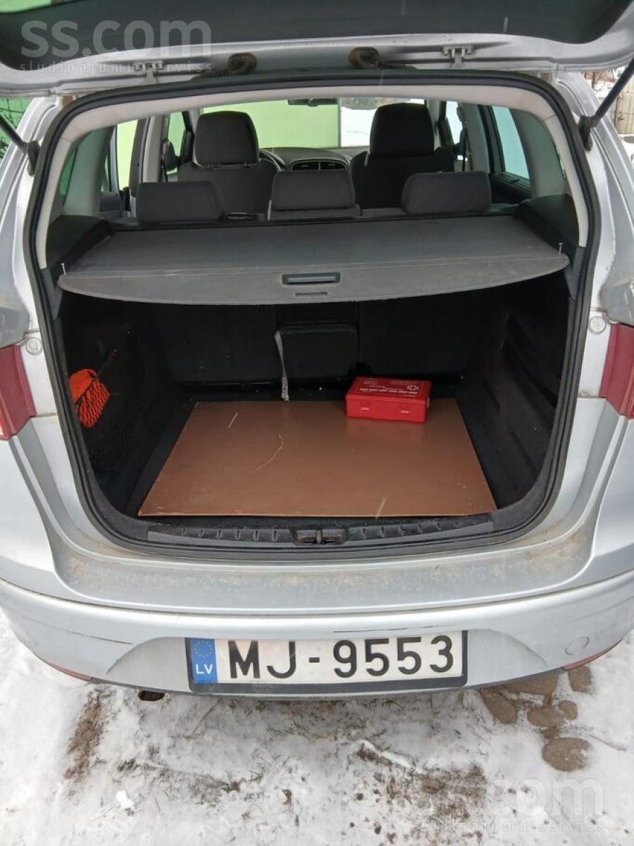 Pelēks SEAT Altea 2008 Valmiera, ar dzinēja tilpumu 1.90 L un nobraukumu 204 tūkst. km par 2500 €, foto 7 vietnē AUTOMOTO.COM.LV