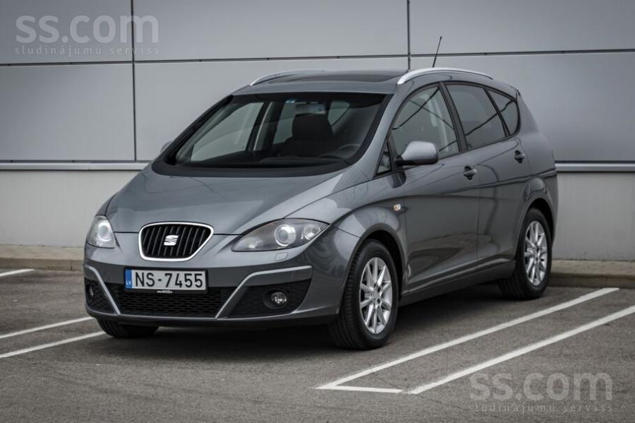 Grey SEAT Altea 2012 in Riga, with an engine capacity of 1.60 L and mileage of 0 thousand km for 3990 €, photo 1 on AUTOMOTO.COM.LV
